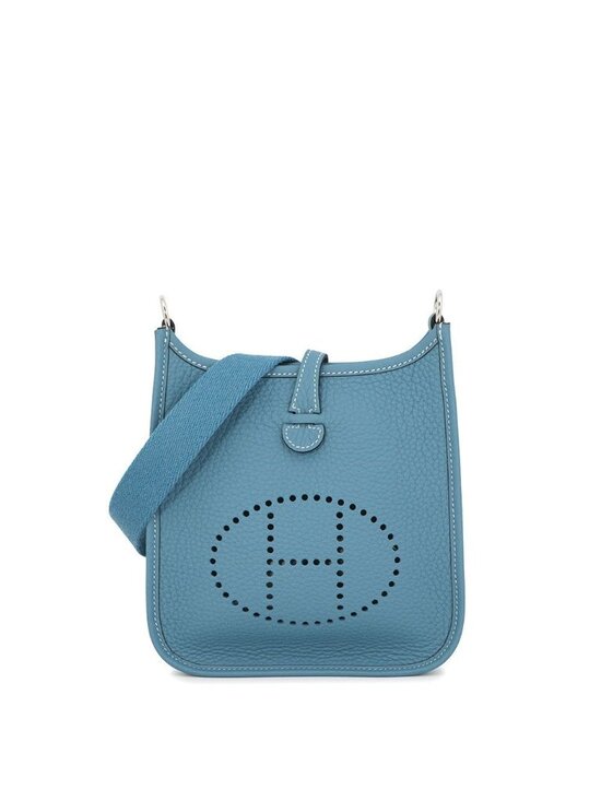 Hermes | Bags | Hermes Shoulder Bag Evelyne Tpm 11 Cm New Blue Jean ...